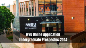 WSU Online Application Undergraduate Prospectus 2024